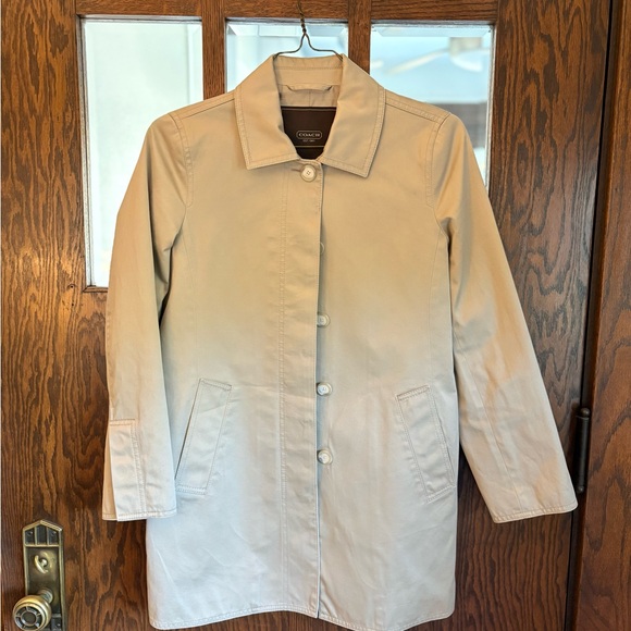 Coach | Jackets & Coats | Coach Womens Tan Trench Coat | Poshmark